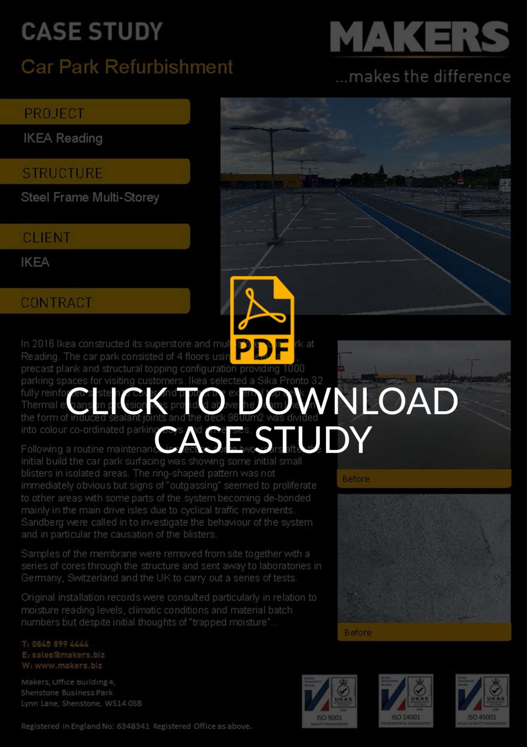 IKEA Reading Car Park Refurbishment | Makers Construction